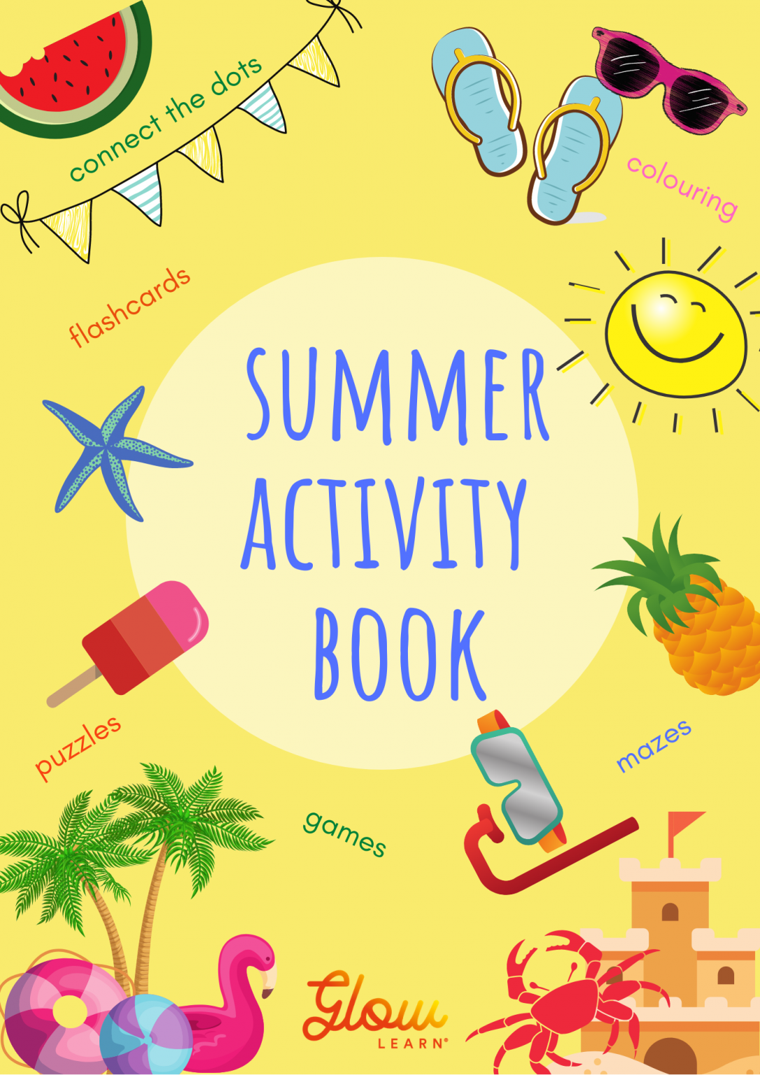 Summer Activity Book - Glow Learn summer activities for kids