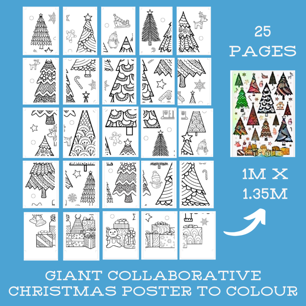 Giant Christmas Collaborative Poster Book - Glow Learn
