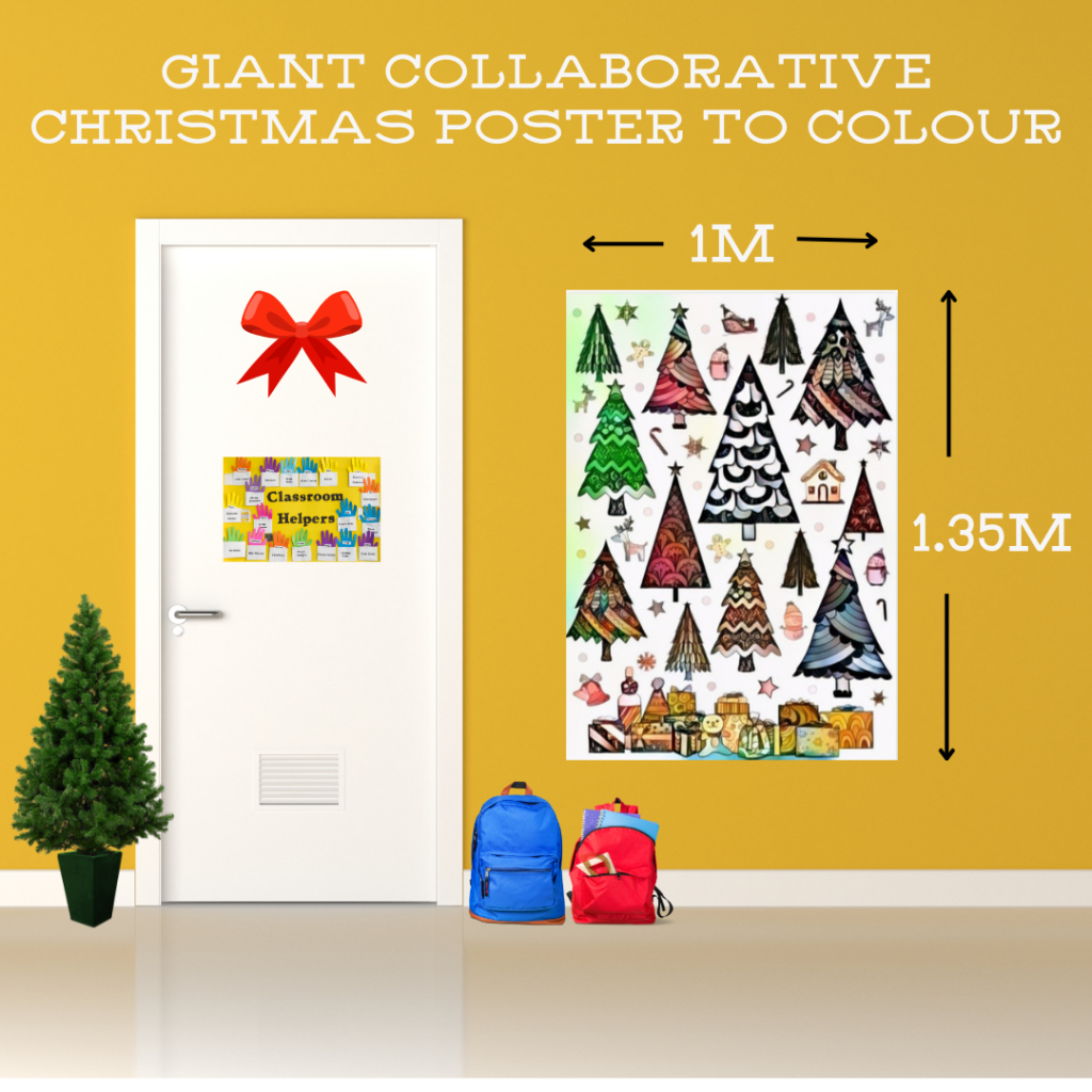 Giant Christmas Collaborative Poster Book - Glow Learn