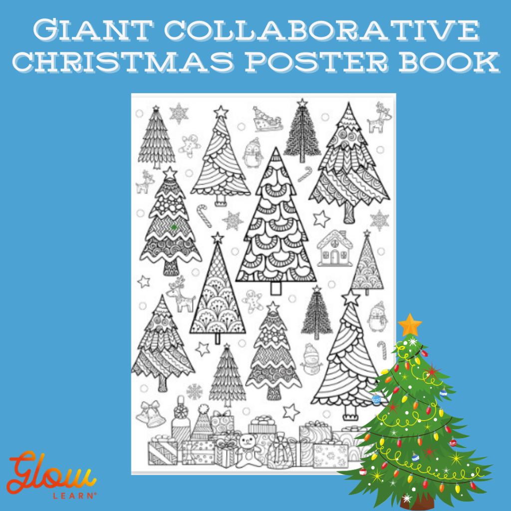 Giant Christmas Collaborative Poster Book - Glow Learn